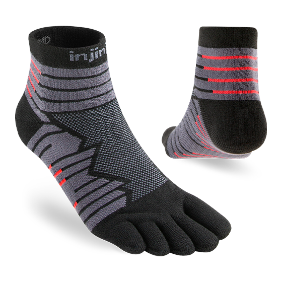 INJINJI TOE SOCKS - ULTRA RUN MIDWEIGHT - MINI-CREW – MountCO
