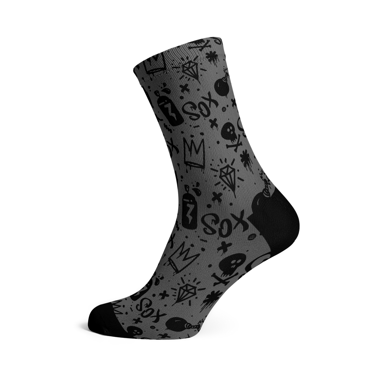 SOX - DOODLE GREY – MountCO