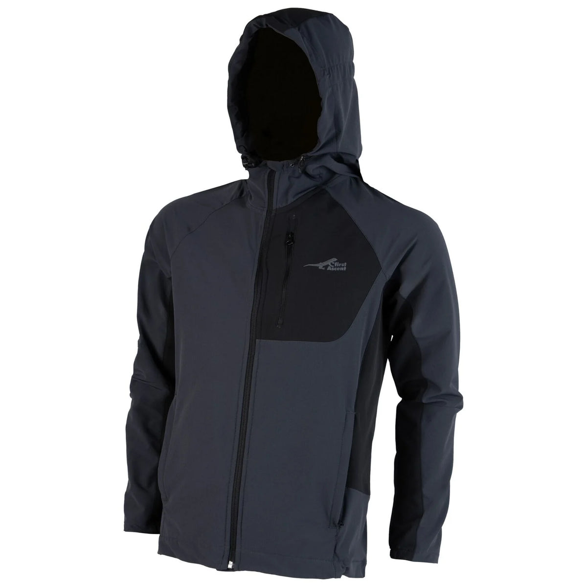 FIRST ASCENT - ACTIVE COLOURBLOCK SOFTSHELL JACKET - MENS – MountCO